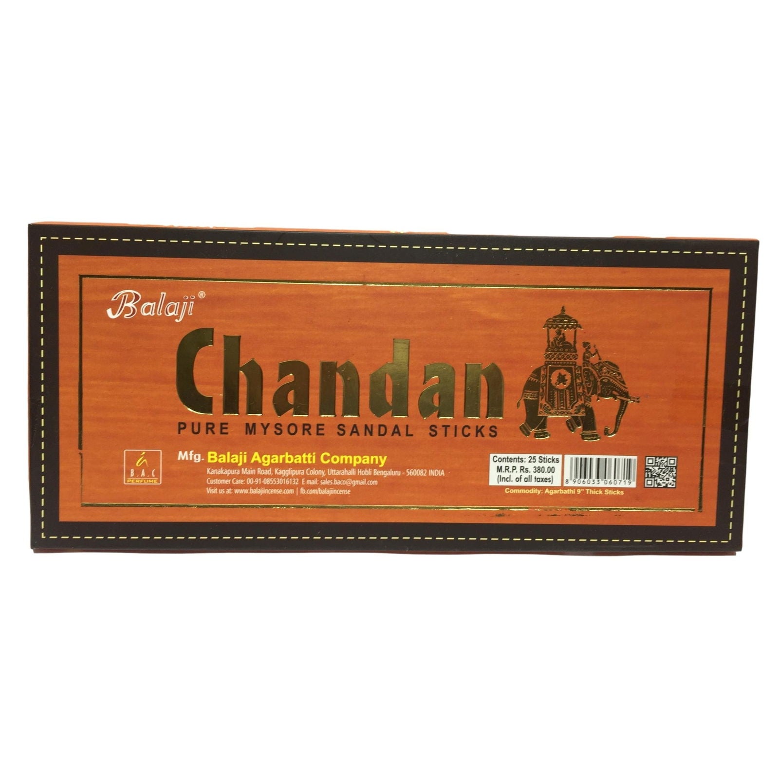 Balaji Chandan Pure Mysore Sandal Sticks – Sri Prarthana