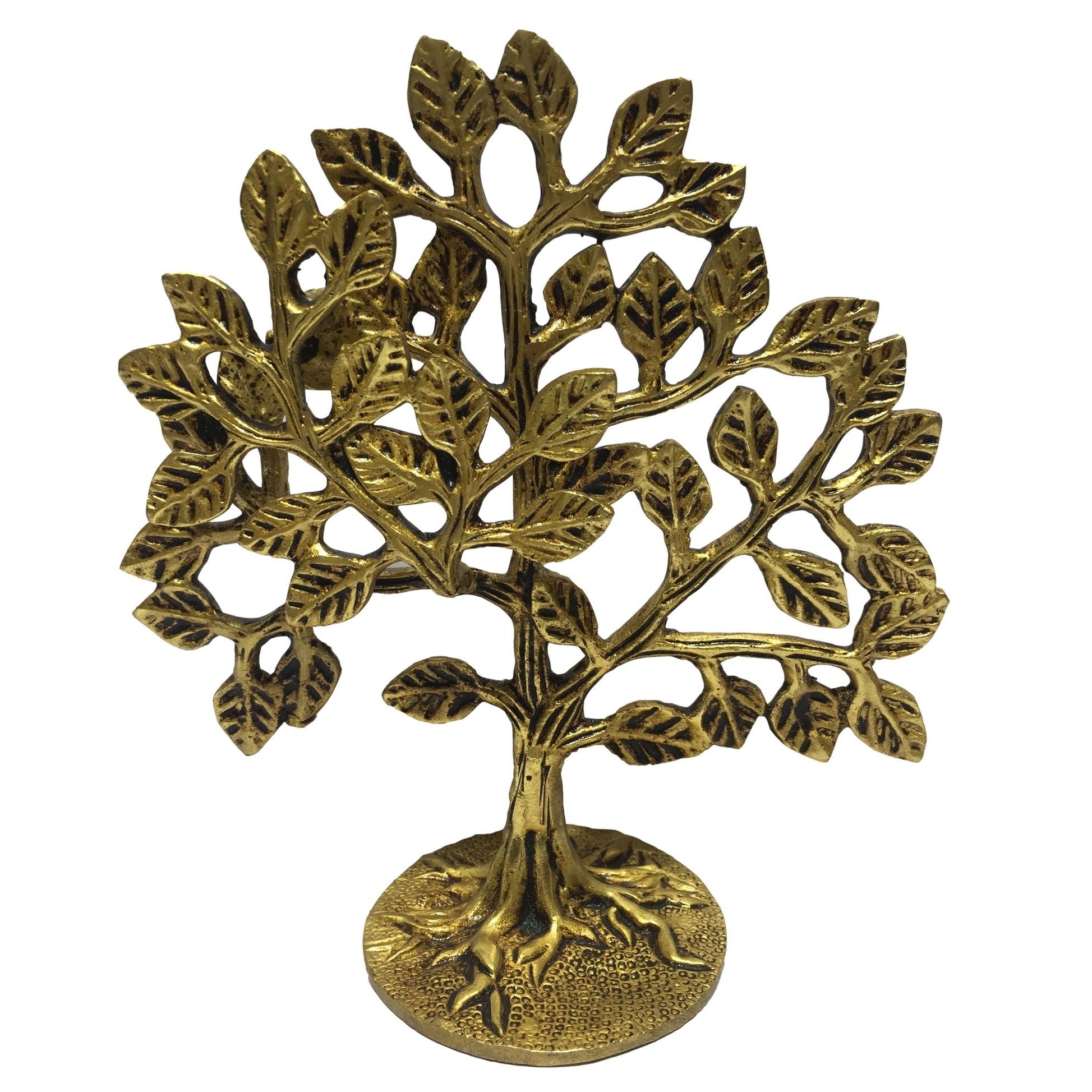 Kalpavriksha Brass Antique Sculpture Decorative Showpiece 6 inch – Sri ...
