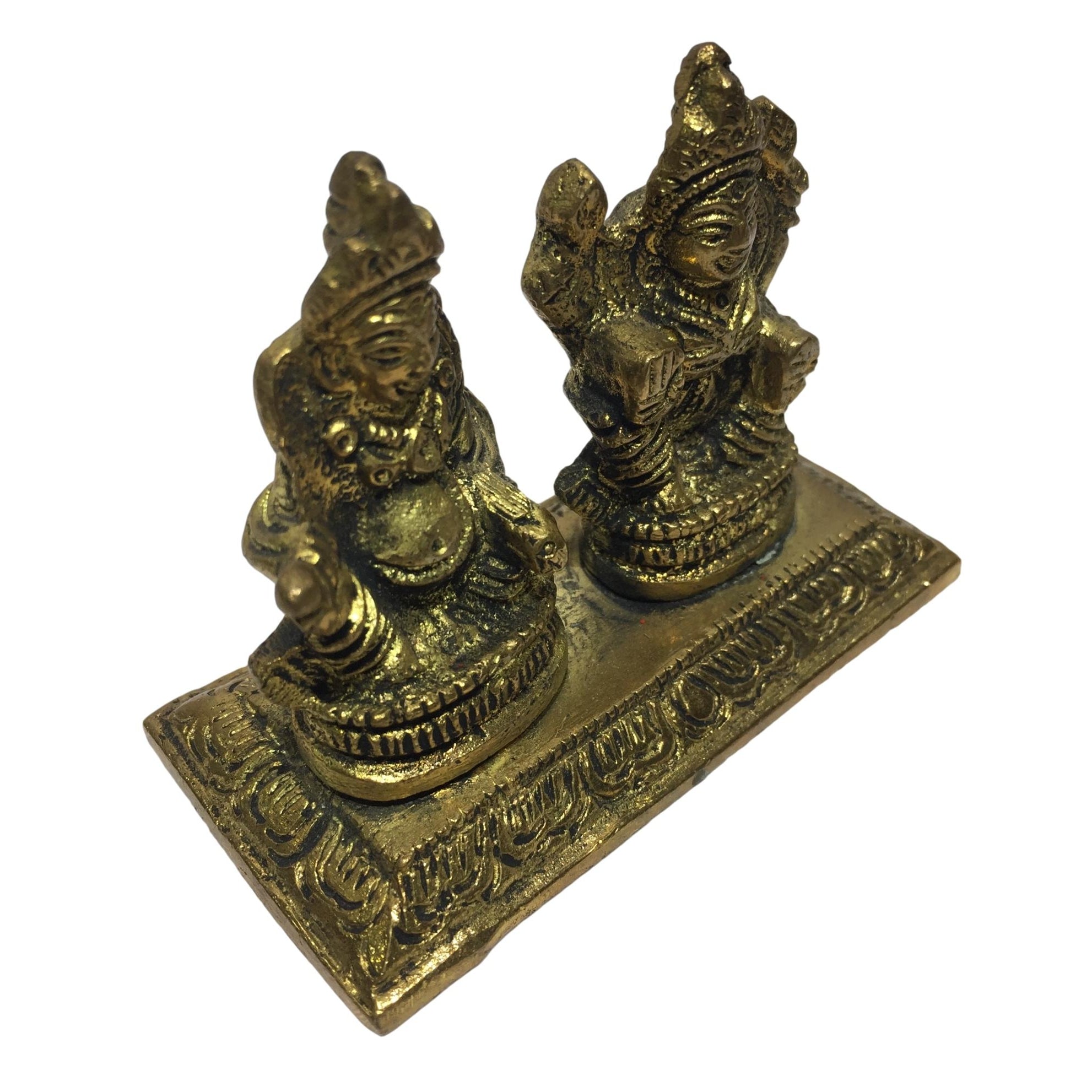 Lakshmi Kuberar Brass Antique Murthi 2.5 inch – Sri Prarthana