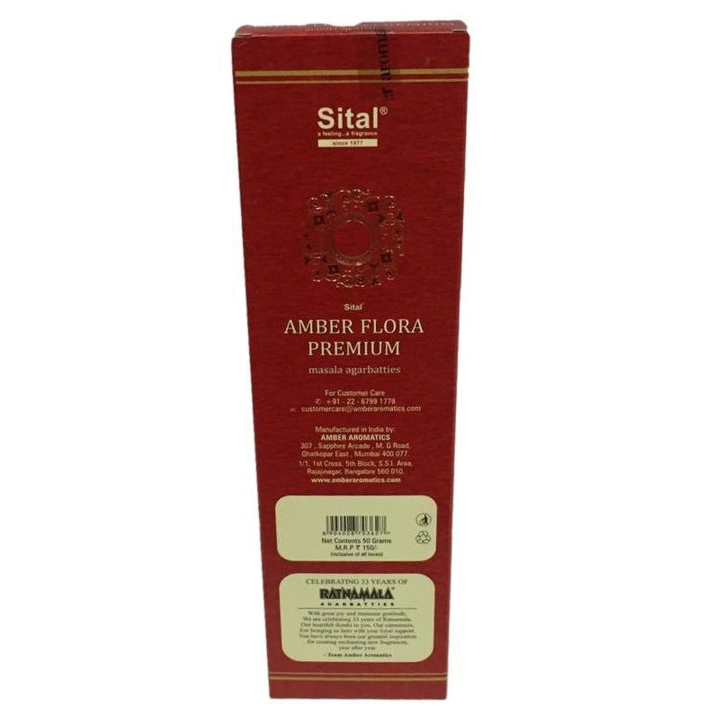Sital Amber Flora Premium Masala Agarbathies – Sri Prarthana