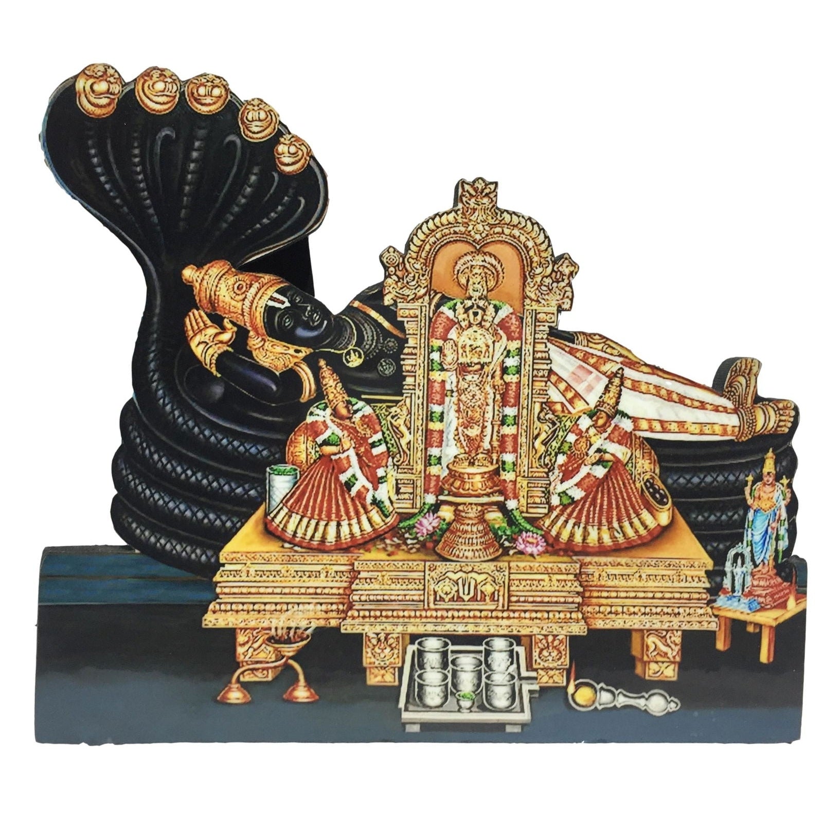 Sri Ranganathar Nam Perumal with Ubaya Nachiyars Photo Cut – Sri Prarthana